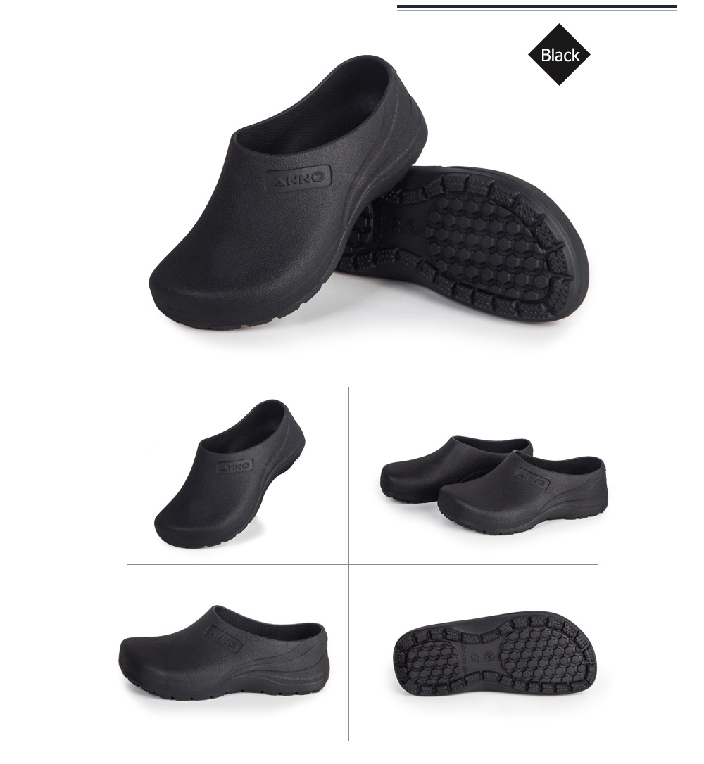 ANNO Rubber Nurse Shoes Doctor Ankle Wrap Surgical Clogs Flat Footwear ...
