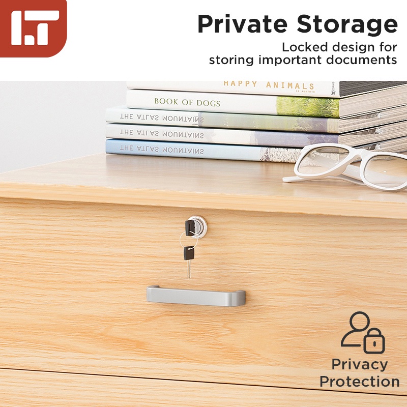 Office Cabinet Drawer File Cabinet with Lock Office Furniture Storage ...