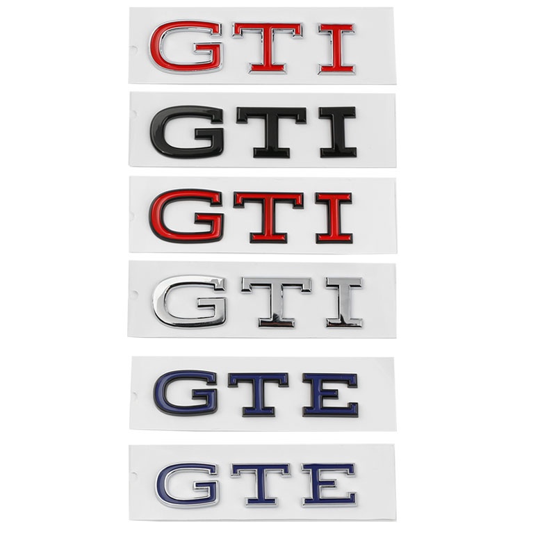 【Volkswagen】New Volkswagen Golf GTI GTE Letter Sticker emblem ...