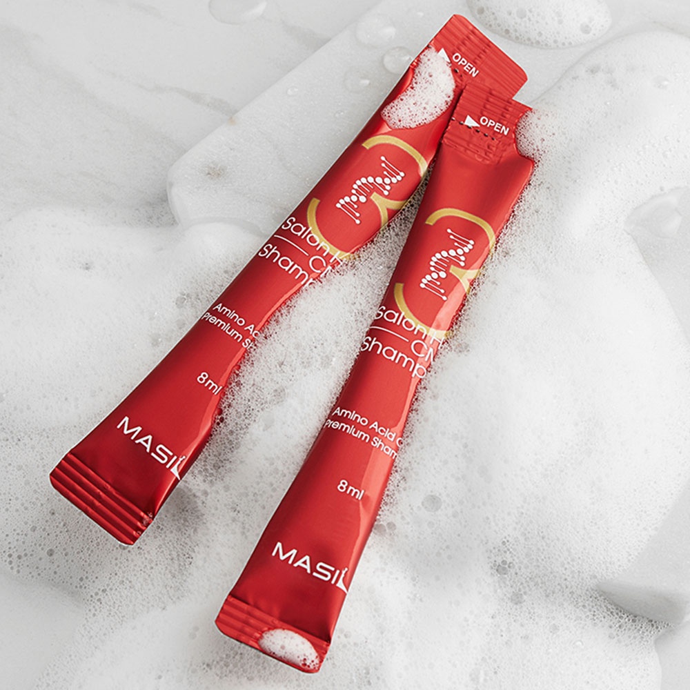 Masil 3 Salon Care CMC Shampoo Stick Pouch 8ml X20ea Travel Damaged Hair Hair Loss Weakened ...
