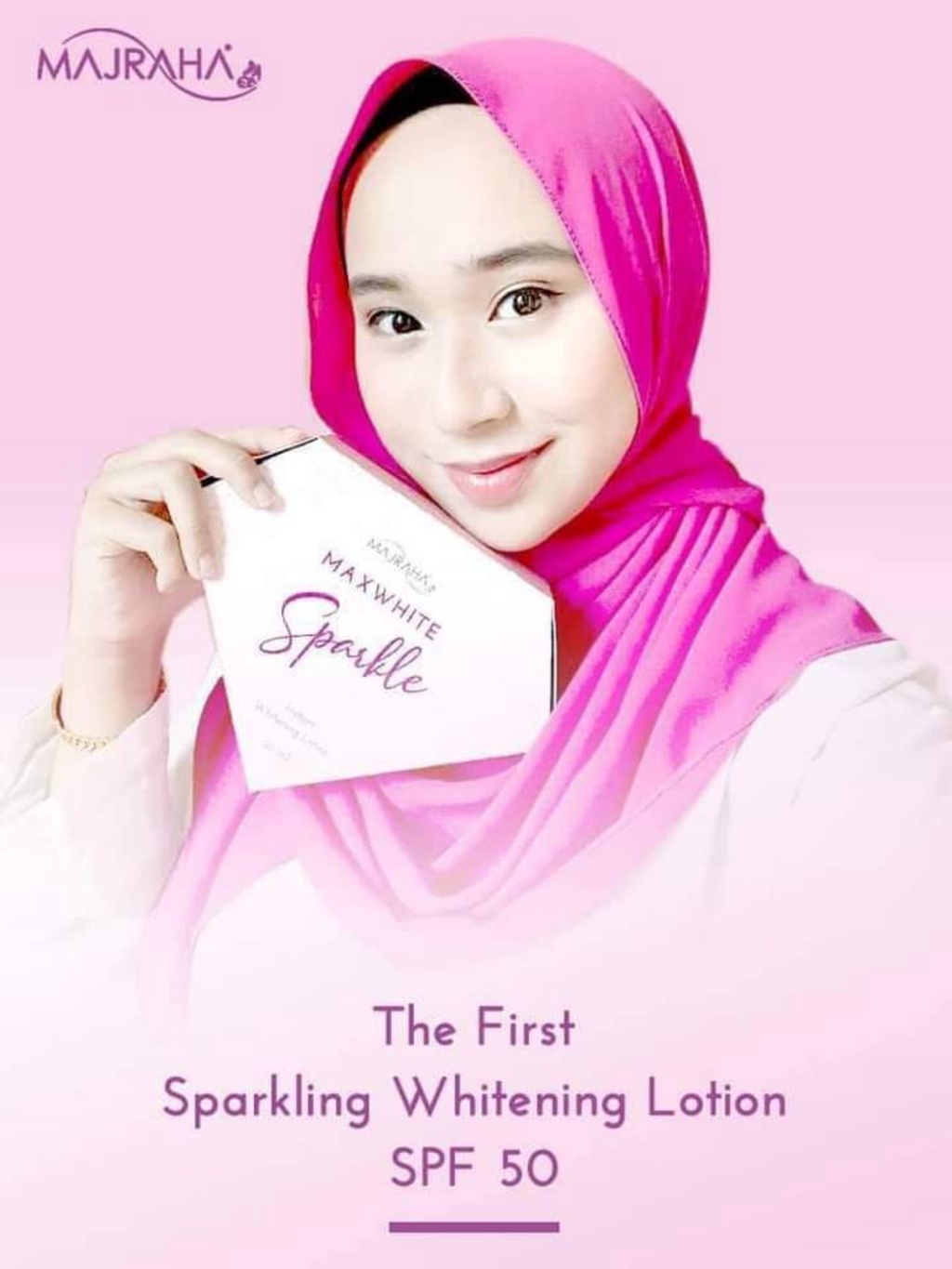 [FREE MAKEUP BAG] MAJRAHA MAXWHITE SPARKLE Losyen Kulit Cerah Putih ...