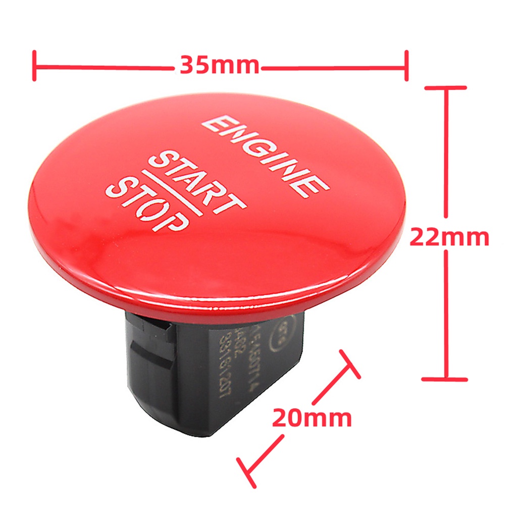 33161207 Car Engine Start Stop Push Button Switch One-click Keyless ...