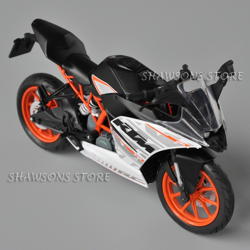 Automaxx 1:12 Scale Diecast Model Motorcycle Toy KTM RC 390 Sport Bike ...