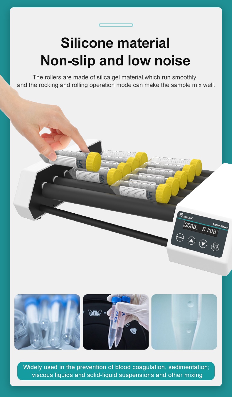 JOANLAB Blood Roller Mixer Horizontal Rotator Laboratory Equipment ...