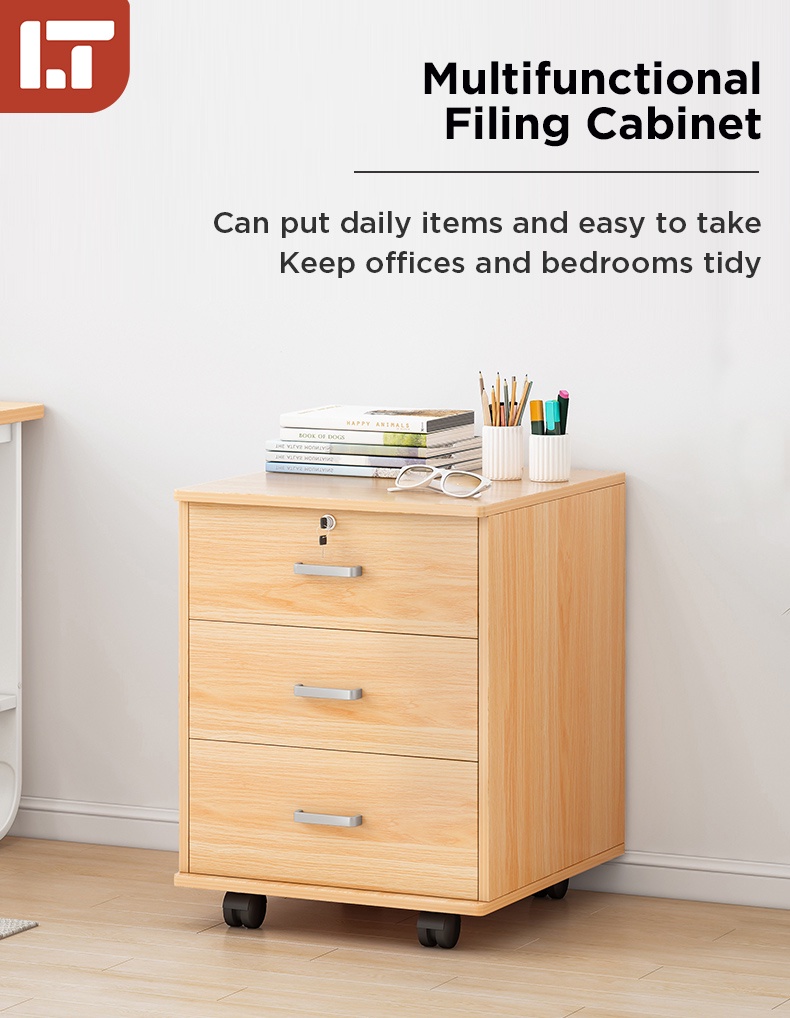 Office Cabinet Drawer File Cabinet with Lock Office Furniture Storage ...