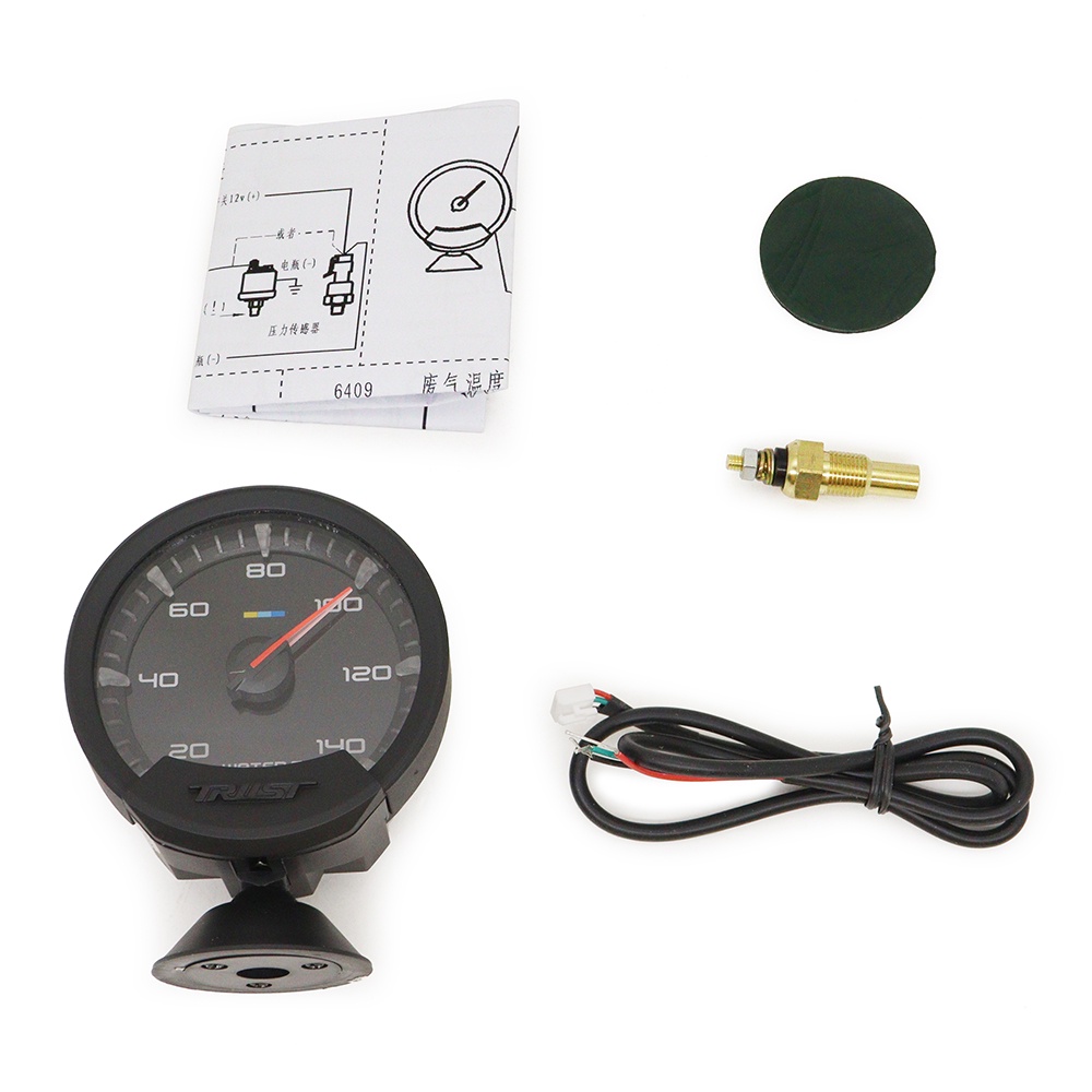 GReddi Sirius Meter Series Trust 74mm White LED Auto Gauge Volt Water ...