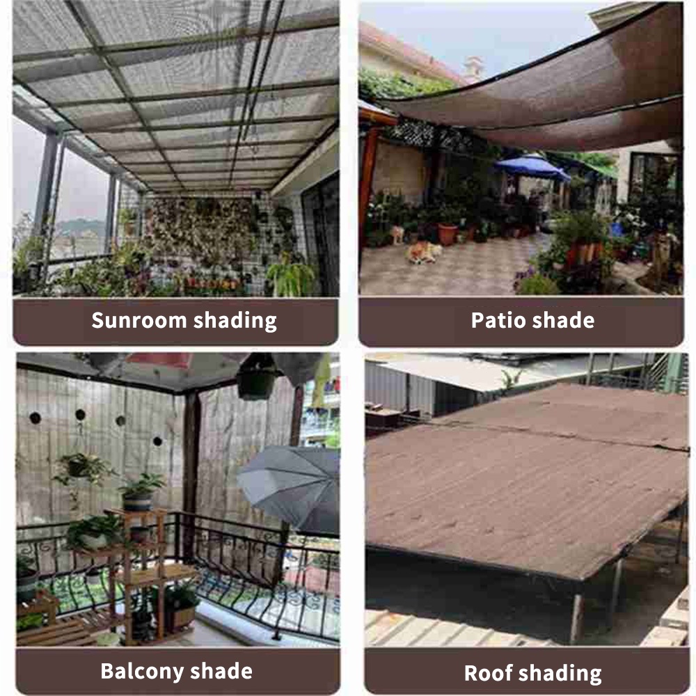 [Ready Stock]Good quality net sun shade Brown Sunshade Net Sunscreen ...