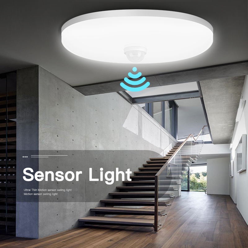 CANMEIJIA LED Motion Sensor Ceiling Light Automatik Lampu 220V 18W PIR ...