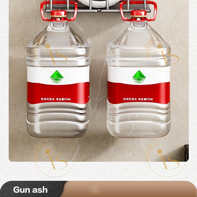 Toothbrush Holder Toothpaste Storage Shelf Punch-Free Rack Mouthwash ...