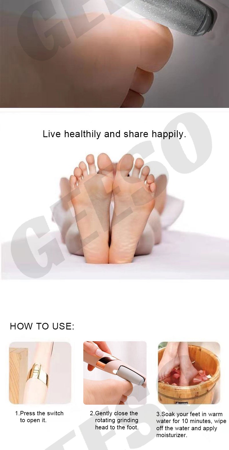 GEESO Electric Pedicure Foot Grinder The Beauty Street Finishing ...