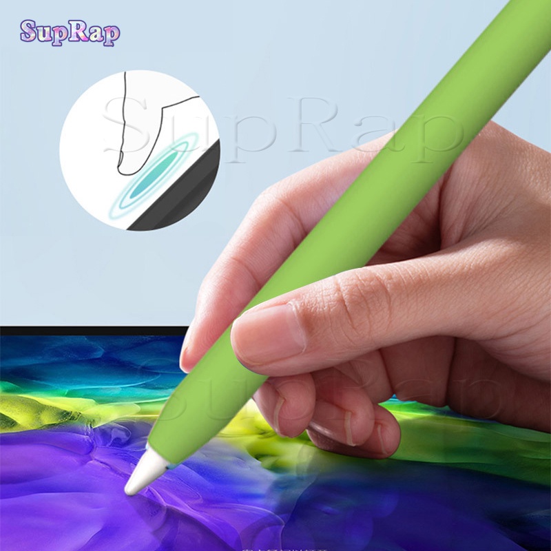 Case For Apple Pencil 2 1 Gen Tablet Stylus Body Sleeve Soft Silicone ...