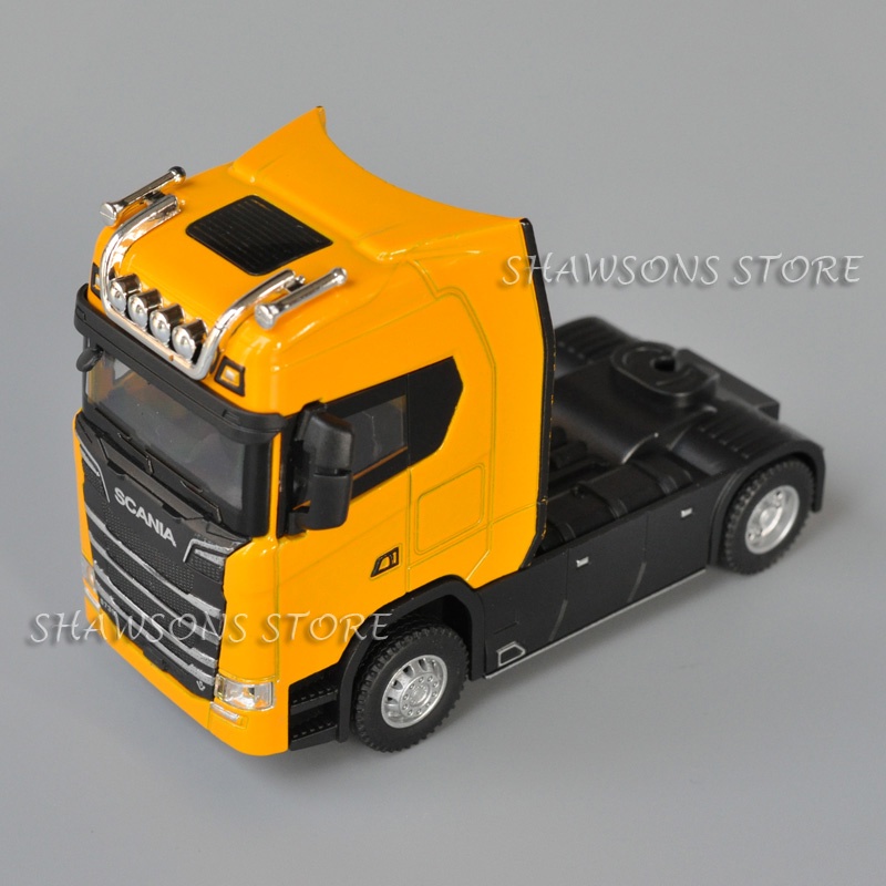 1:50 Scale Diecast Metal Model Truck Toys Scania S730 Semi-Trailer ...