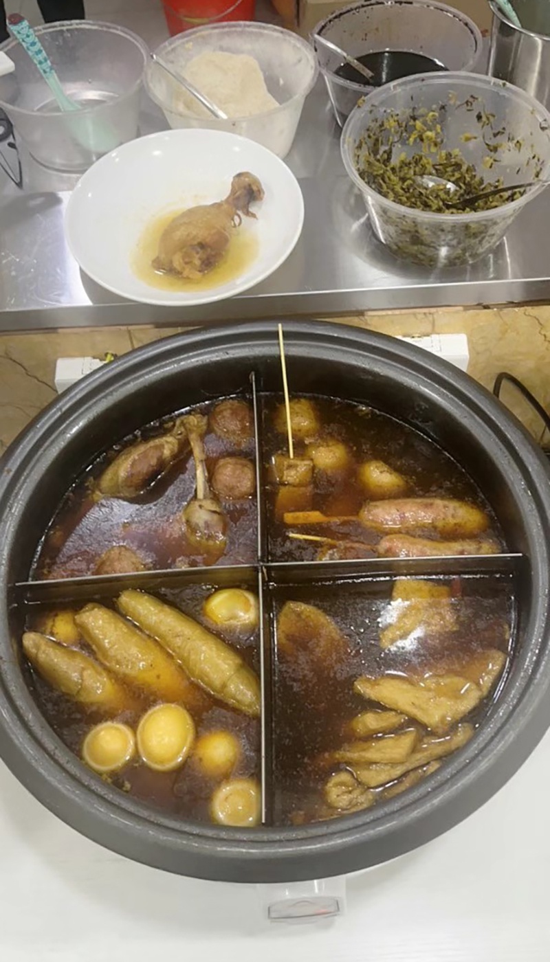Stainless Steel Oden Partition Spicy Hot String Skewer Fragrance ...