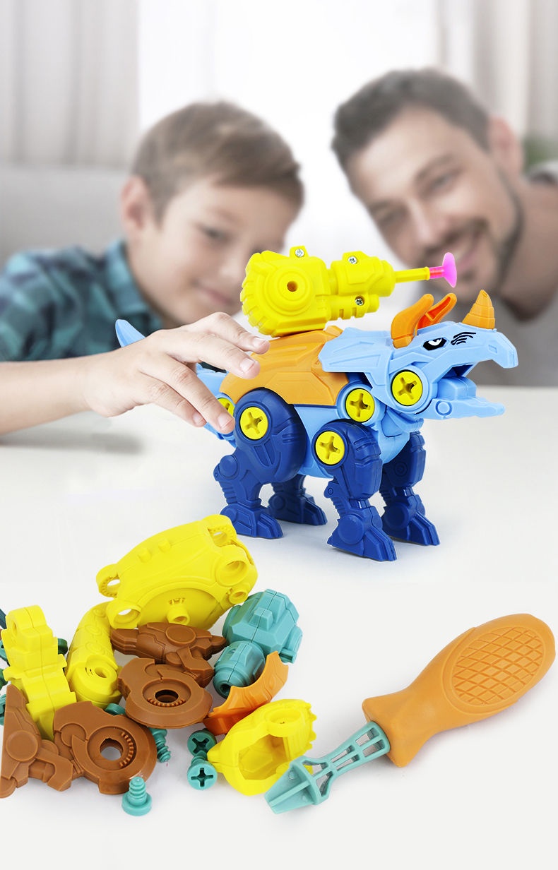 DIY Disassembly Assembly Dinosaur Toy Combination Assembly Model ...