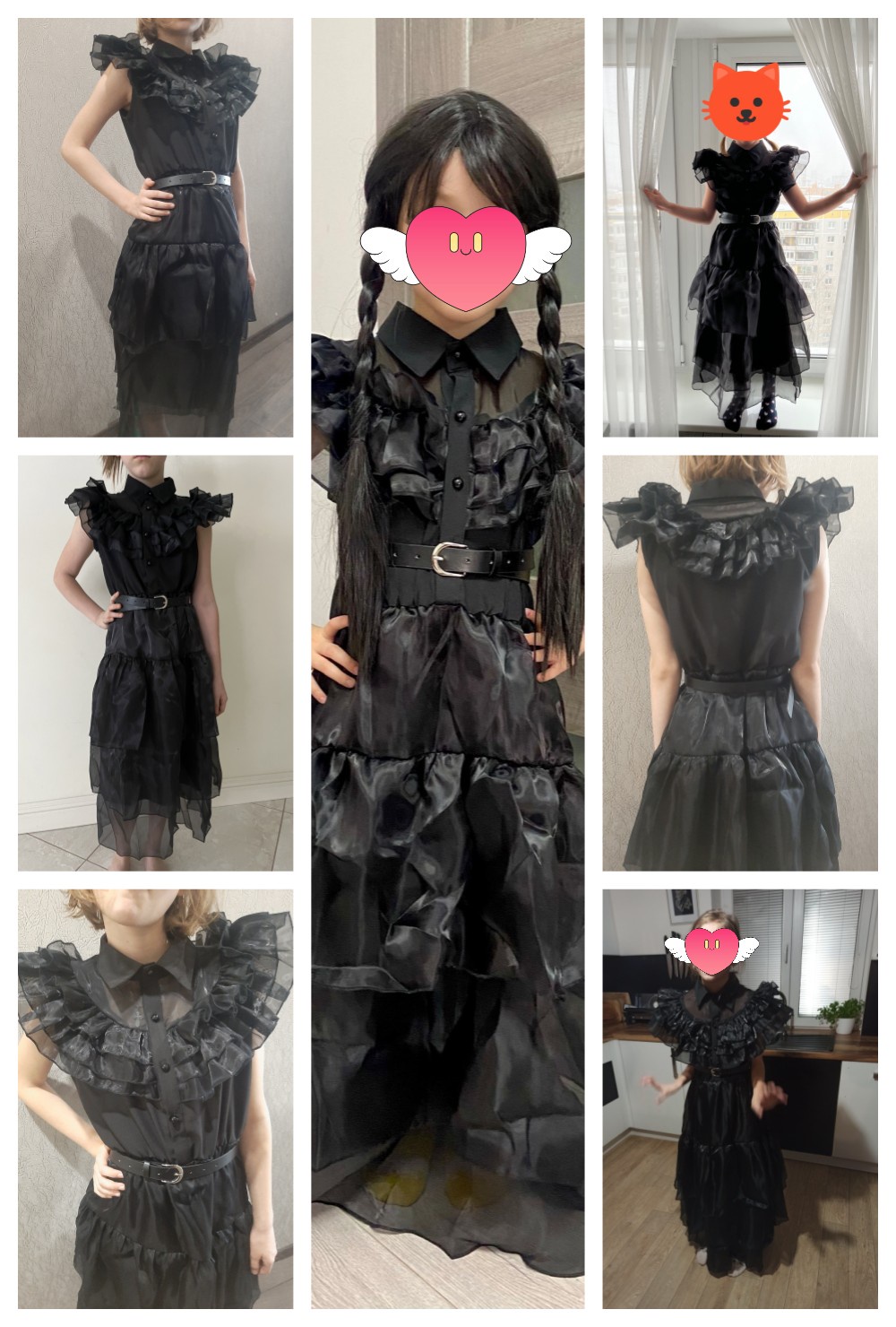Wednesday Addams Cosplay For Girl Costume 2023 New Vestidos For Kids ...