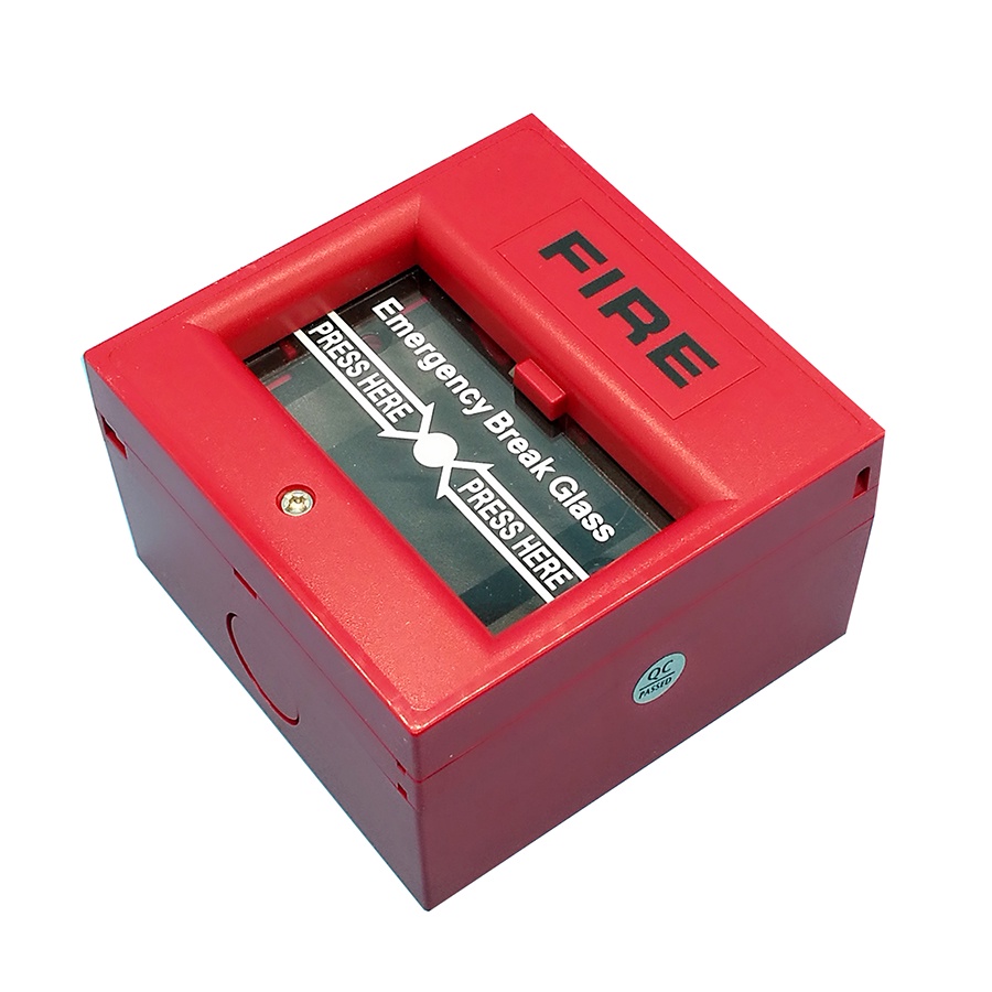 Wired Fireproof Button Break Glass Fire-Proof Material Emergency Door ...