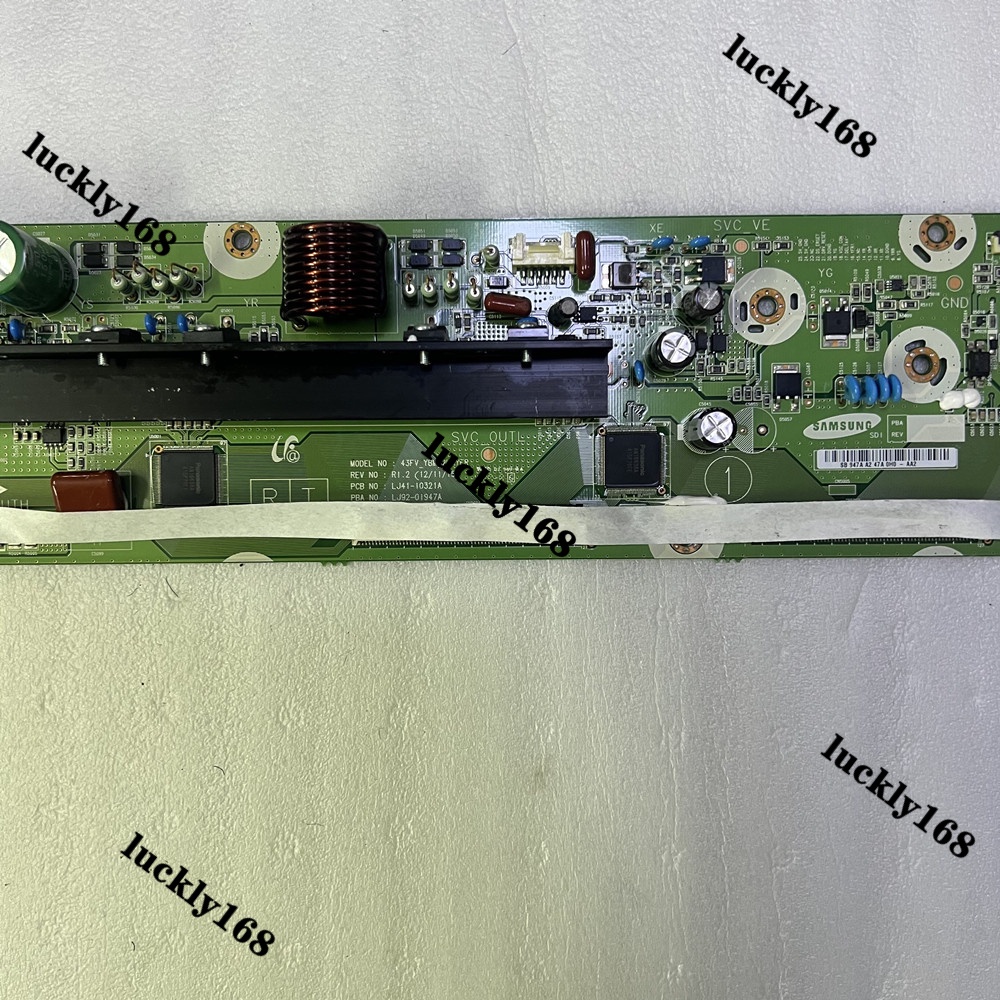 SAMSUNG PS43F4000AR PS43F4000AJ PS43F4000 ( LJ41-10321A / LJ92-01947A ) PLASMA TV Y-BOARD / YSUS ...