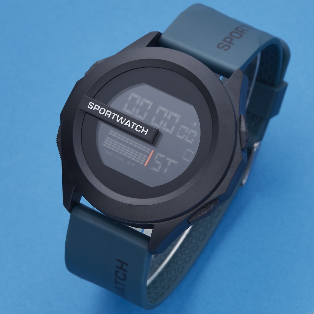 Original POSHI Jam Tangan Lelaki Digital WaterProof LED Sports Men ...