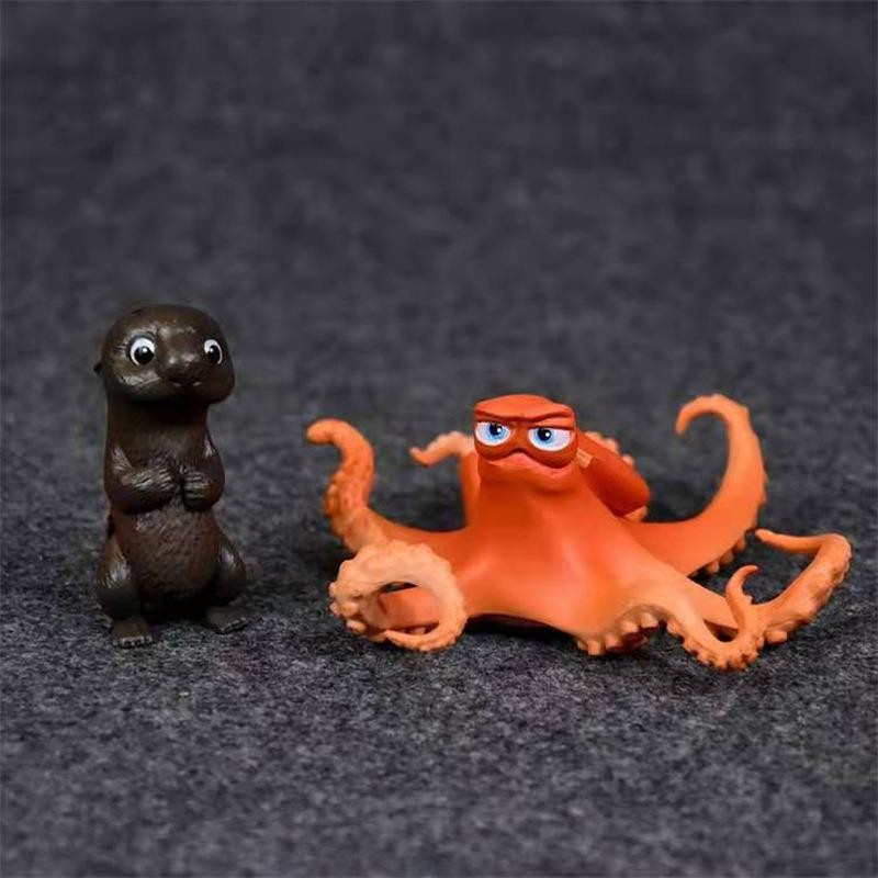 6Pcs/Set Disney Anime Finding Nemo Marlin Dory Nemo Hank Bailey Rudder ...