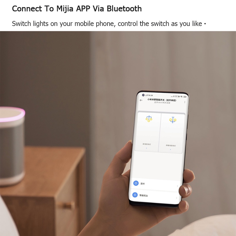 New Xiaomi Mijia Smart Wall Switch Live Line Version Wall Switch OTA ...