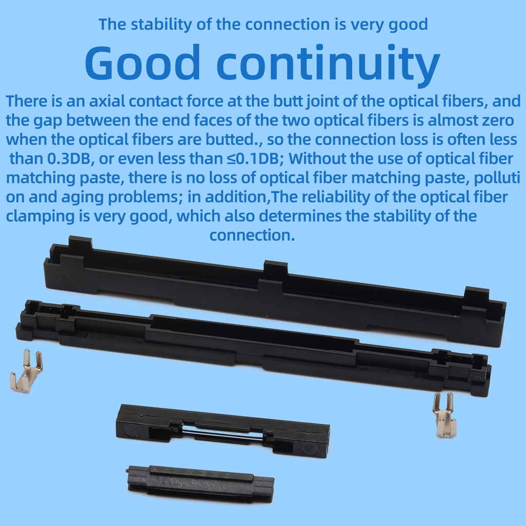 10pcs Optical Fiber Mechanical Splice Fast Connector Optic Drop Cable ...