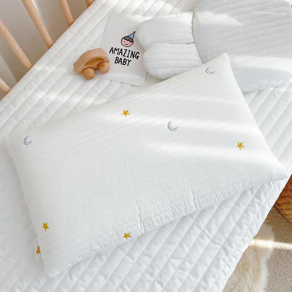30X50CM Baby Cotton Pillowcase Children's Pillow Embroidered Pillow ...