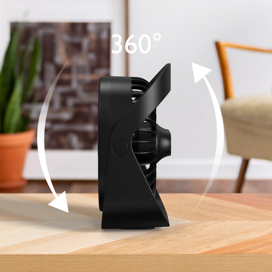 Kimviento Portable Kipas Mini Fan Ultra-Quiet Mini USB Fan for Desk ...