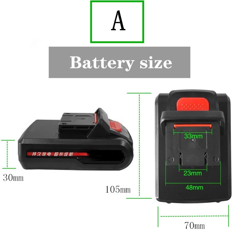 KELETOOL Large capacity lithium battery Cordless drill battery for ...