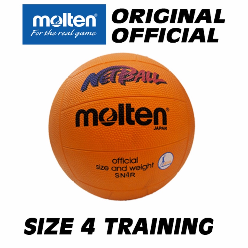 [100% Original] Molten Glebert Netball SN5R Size 5 SN4R Size 4 Official ...