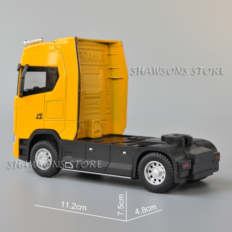 1:50 Scale Diecast Metal Model Truck Toys Scania S730 Semi-Trailer ...