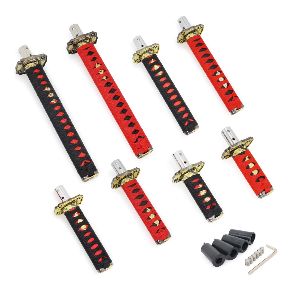 Universal JDM Samurai Sword Shift Knob 100mm /150mm/200mm / 260mm Samurai knife shift knob with ...