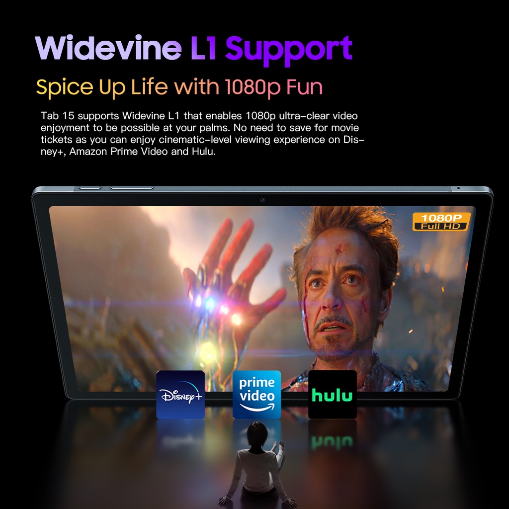 Blackview Tab 15 Tablet Pad 8G+128G Widevine L1 Octa core Unisoc T610 ...
