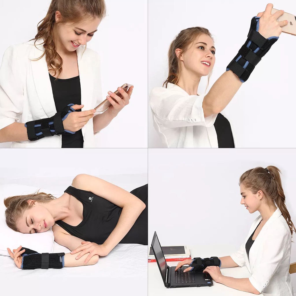 VELPEAU Wrist Brace with Thumb Spica Splint for De Quervain's ...