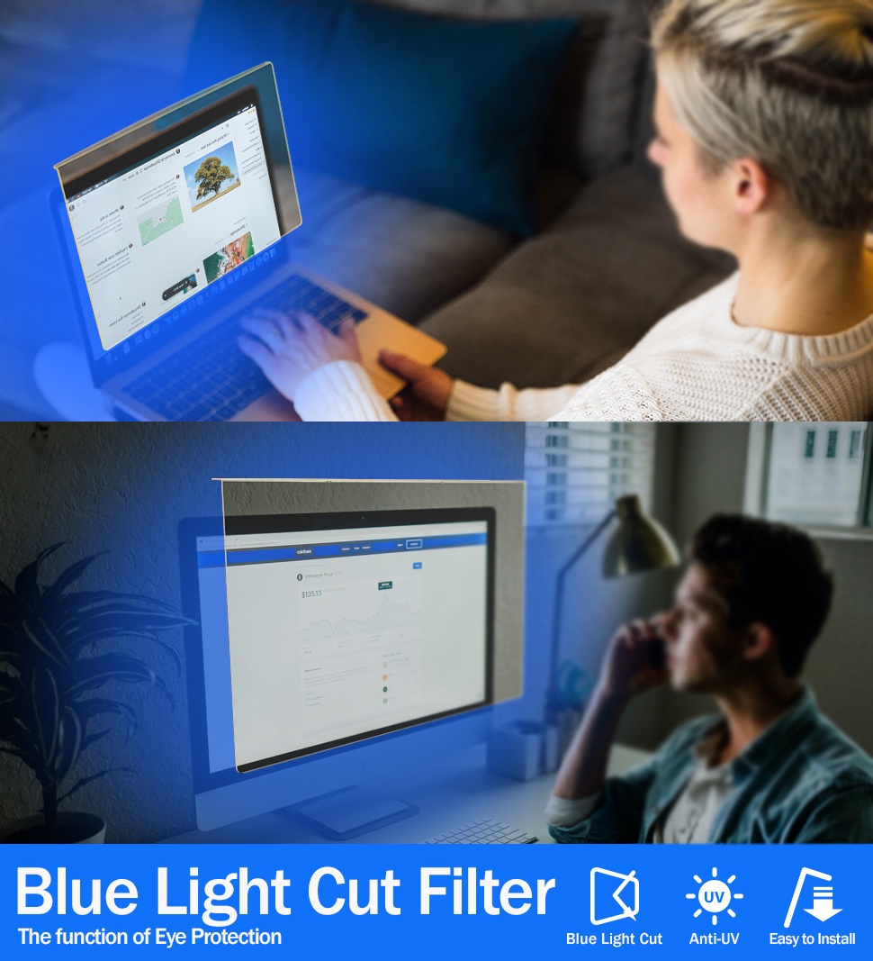 Anti-blue Light Filter for Laptop Desktop Computer Hanging Type Blue ...