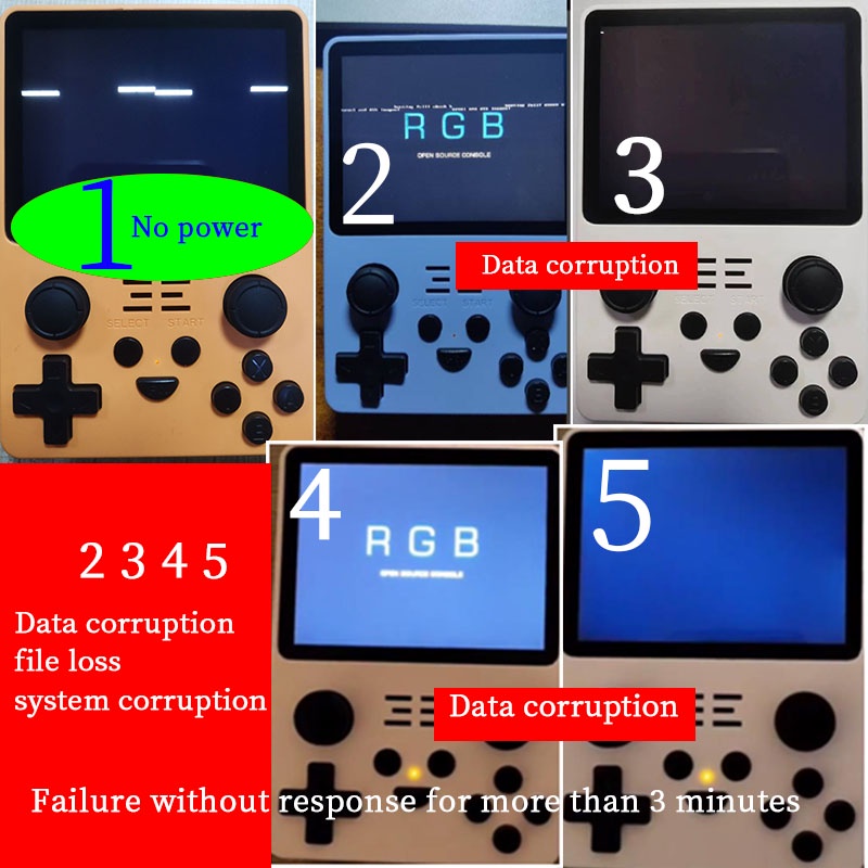 POWKIDDY 2022 New RGB20S Handheld Game Console Retro Open Source System RK3326 3.5-Inch 4:3 IPS ...