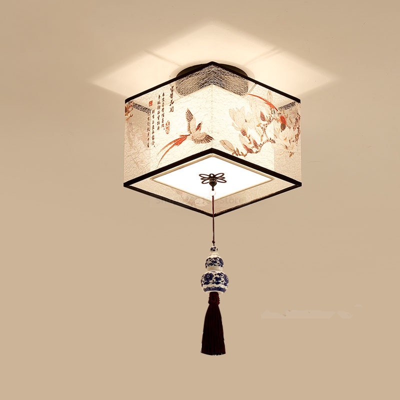 Classic Vintage Chinese Led Hanging Ceiling Lights,Modern Lotus Bird ...