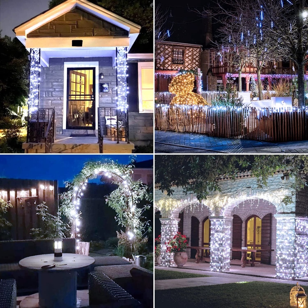 102M/52M/42M/32M/22M/12M/7M lampu Raya Solar LED Fairy String Lights ...