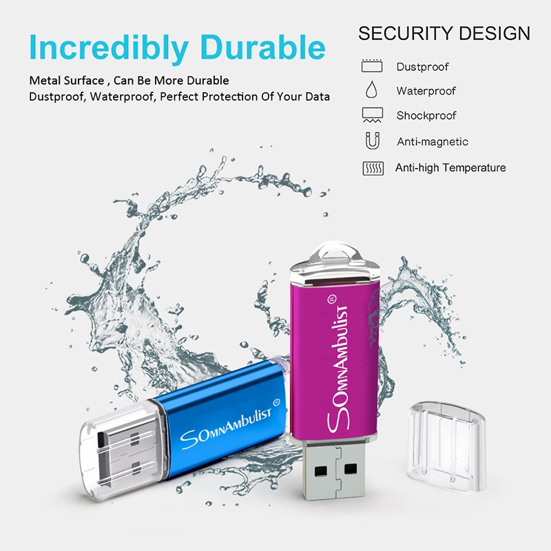 Free Customized Trademark Original Metal U Disk 1GB 2GB 4GB 8GB 16GB ...