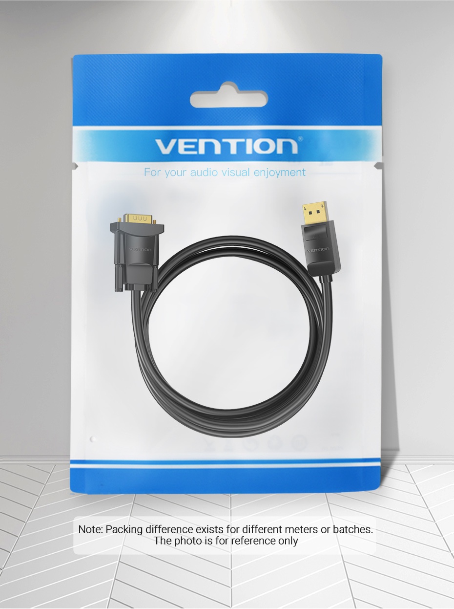Vention DisplayPort to VGA Cable DP to VGA Male to Male Gold Plated ...
