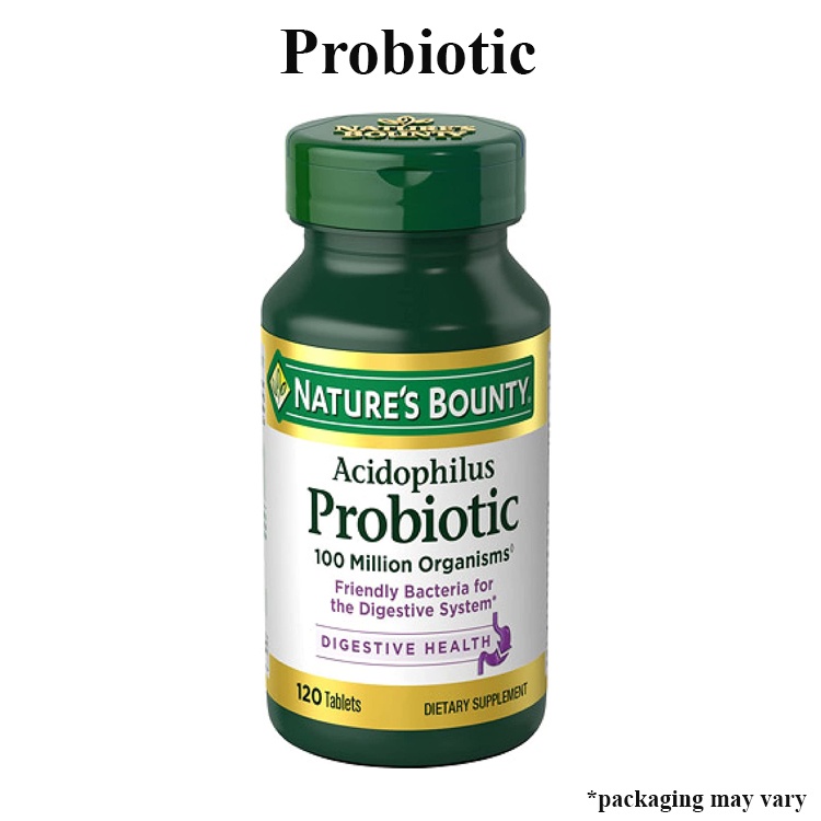 Nature's Bounty Calcium/Magnesium/Fish Oil/Probiotic/Super B Complex ...