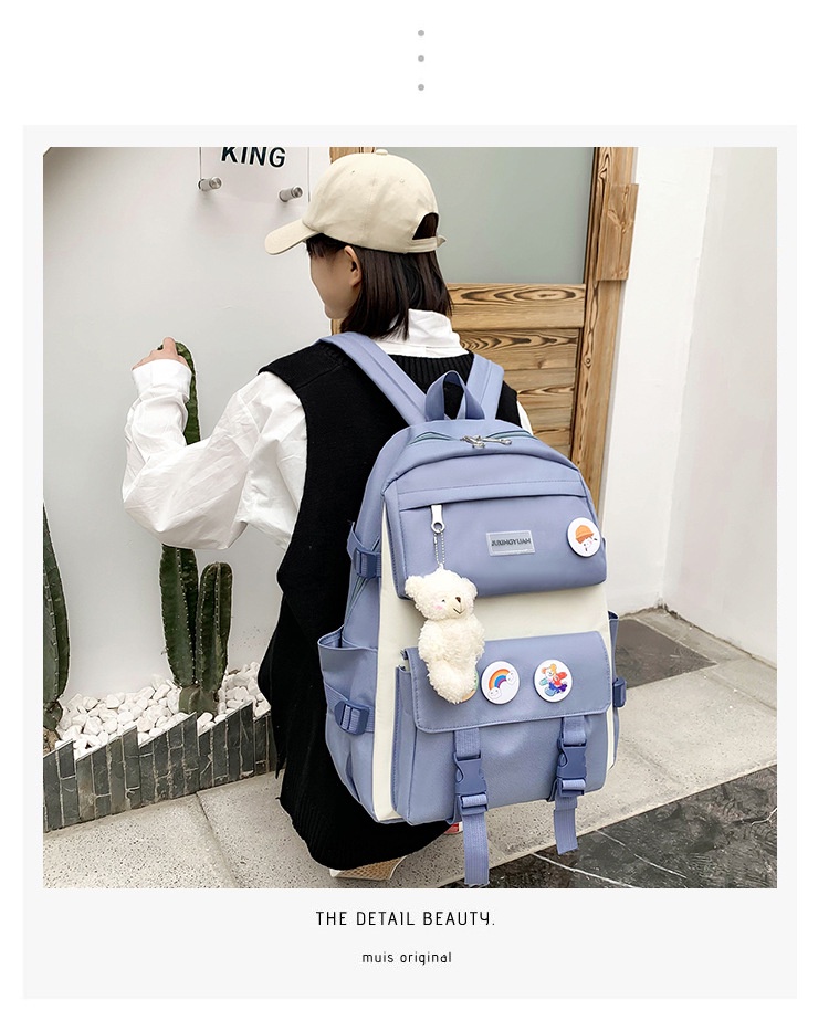 Crazy Bag 2023 new girls' backpacks trendy high school student girls ...