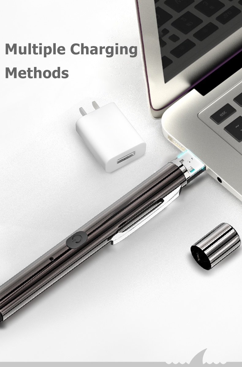 SmilingShark LS307B Rechargeable Green Laser Pointer Protable Laser Pen ...