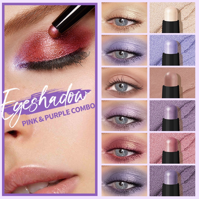 KIMUSE 6Color/Set EyeShadow Highlighter Stick Set | Shopee Malaysia