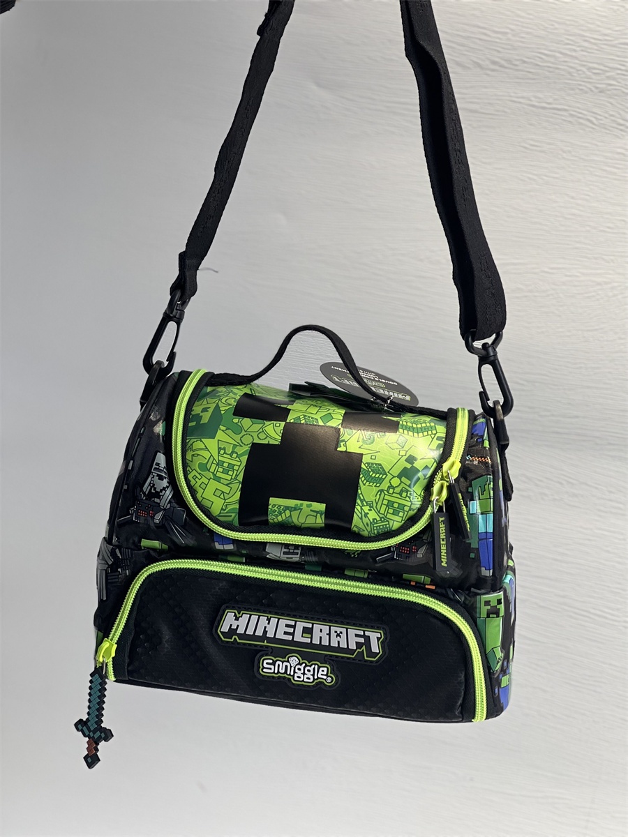 Smiggle Minecraft Classic Backpack student backpack children's folding ...