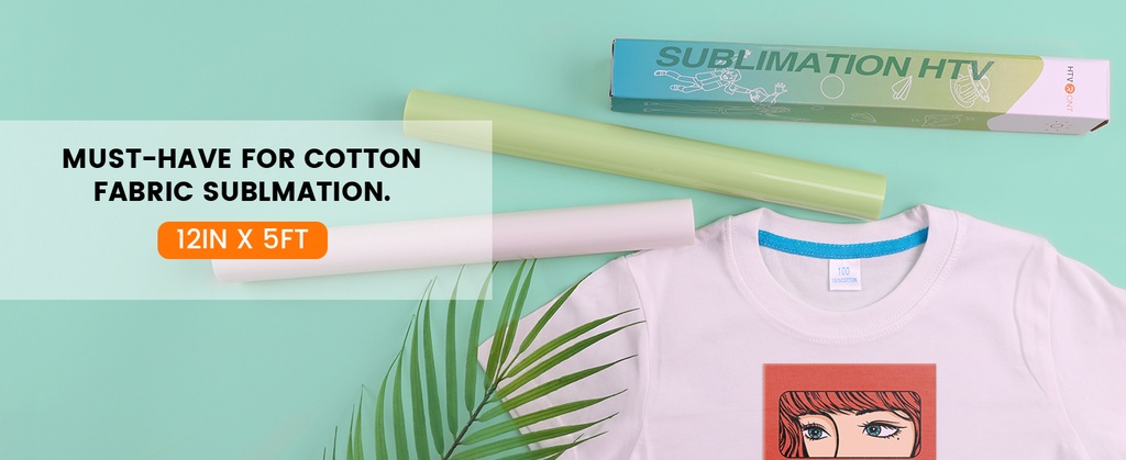 HTVRONT Clear HTV Vinyl for Sublimation 12"x5FT/30cmx150cm Upgraded ...