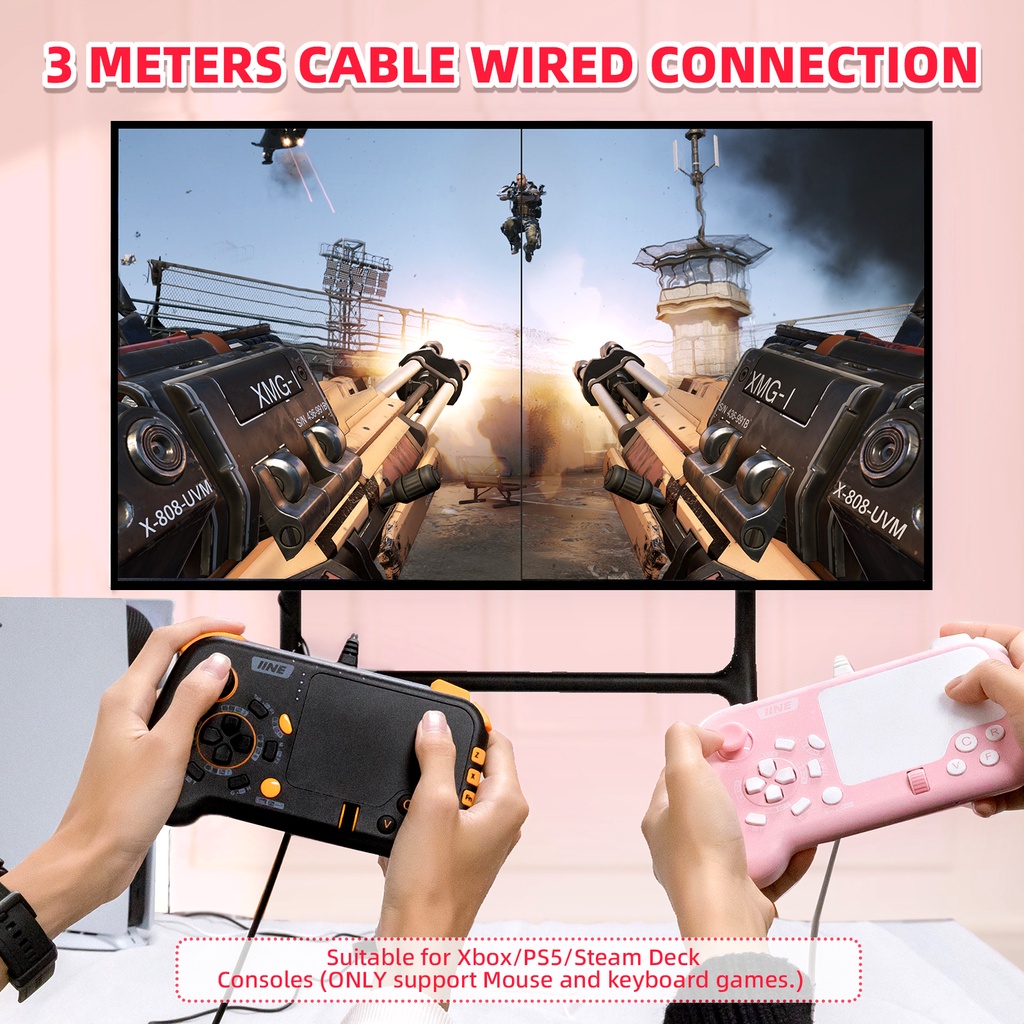 IINE Mouse-Pad Pro Controller As Keyboard and Mouse Combo Set with ...