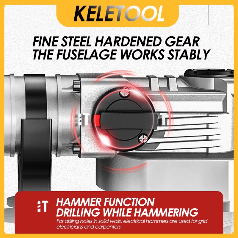 keletool 4280W DEMOLITION HAMMER BREAKER ROTARY HAMMER DRILL hammer ...