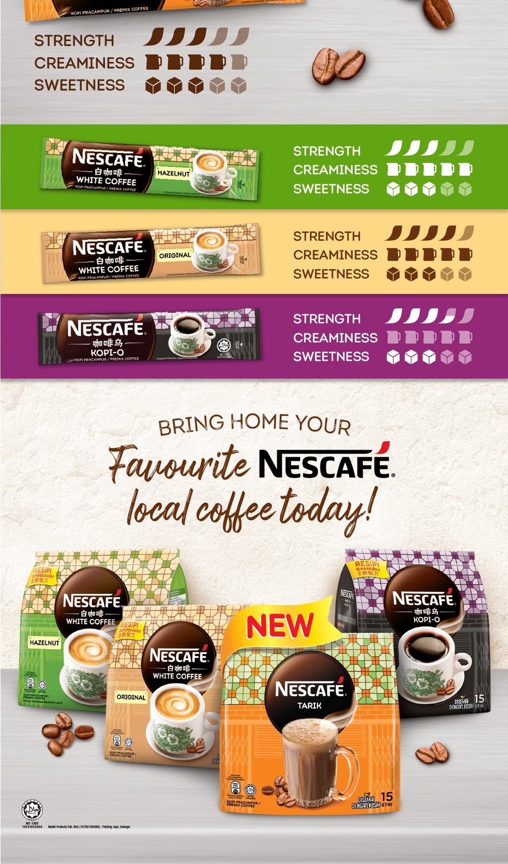 NESCAFE Tarik 31g x 15s (Halal) | Shopee Malaysia