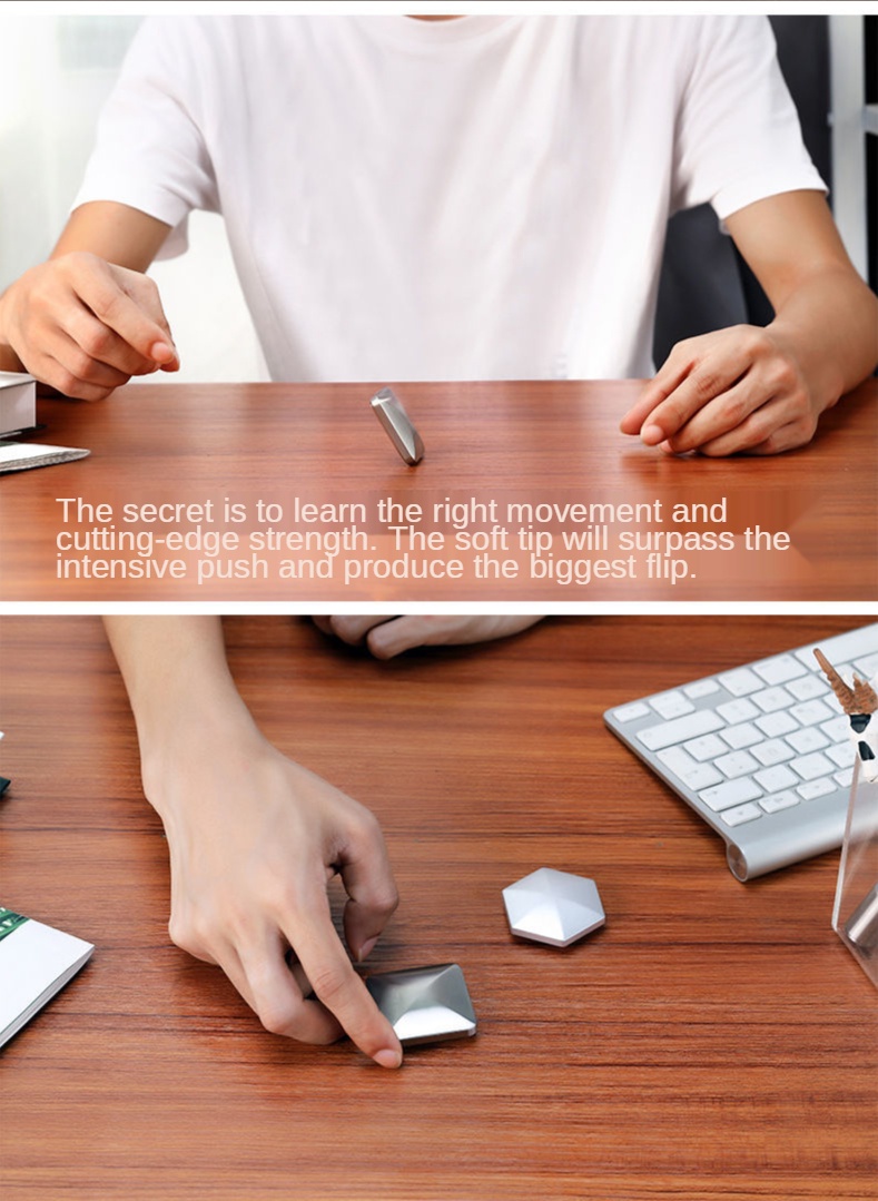 1 Pcs Spinning Metal Gyroscope Top Lovely Stainless Spinning Top ...