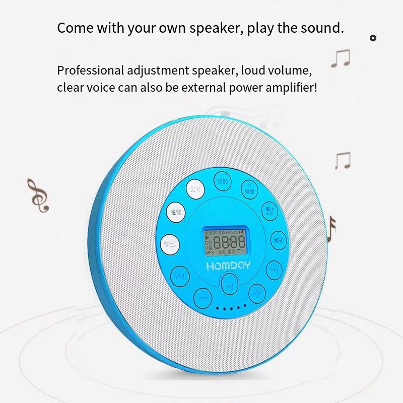 Portable Home CD Player Bluetooth Walkman Students English Learning To ...